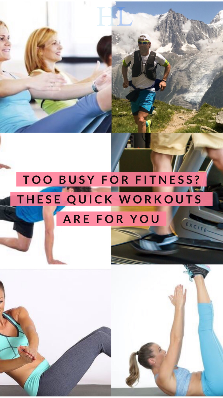 Too busy for fitness? These quick workouts are for you – Harry Levine ...